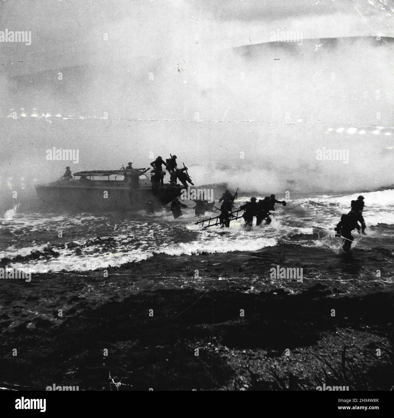 Combined Operation - British Army. June 29, 1943. (Photo by British ...