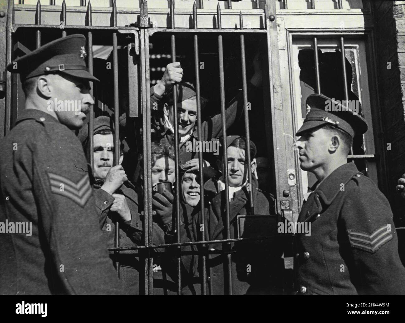 British troops in detention barracks hi-res stock photography and ...