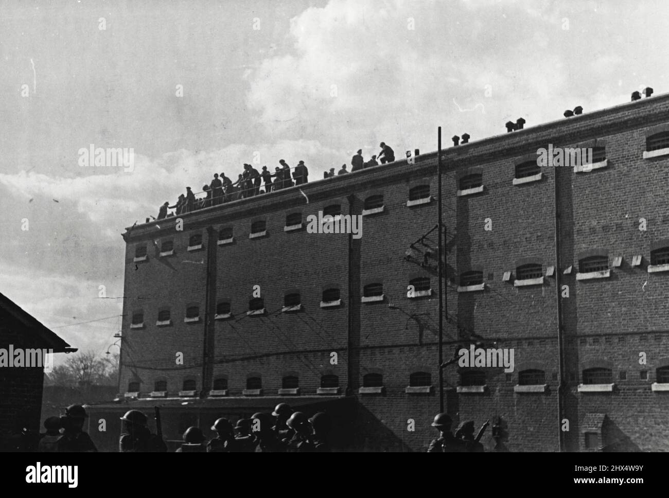 British troops in detention barracks hi-res stock photography and ...