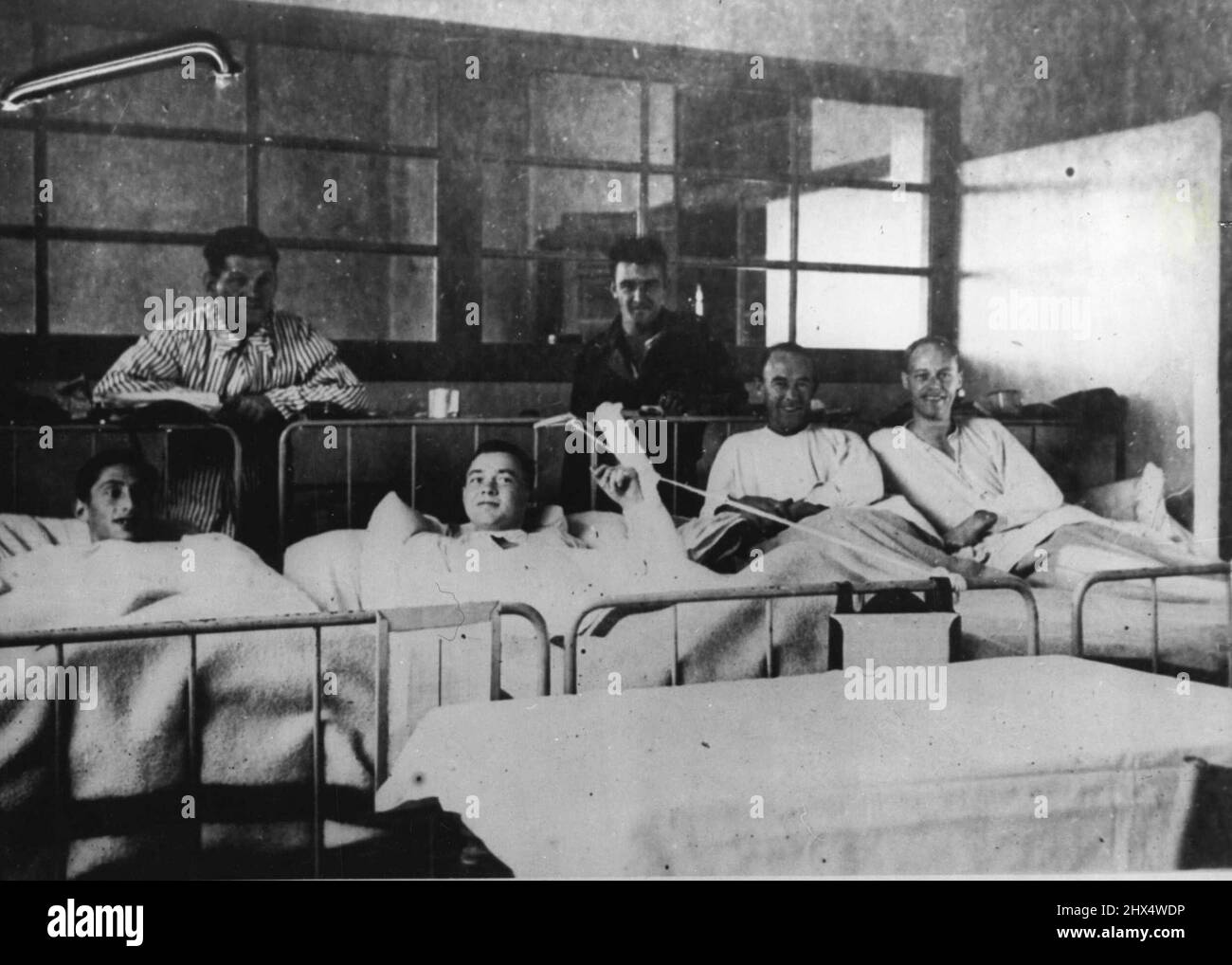 Hospital ward at Stalag XXI A/ reserve Lazarett Beim. October 16, 1943 ...