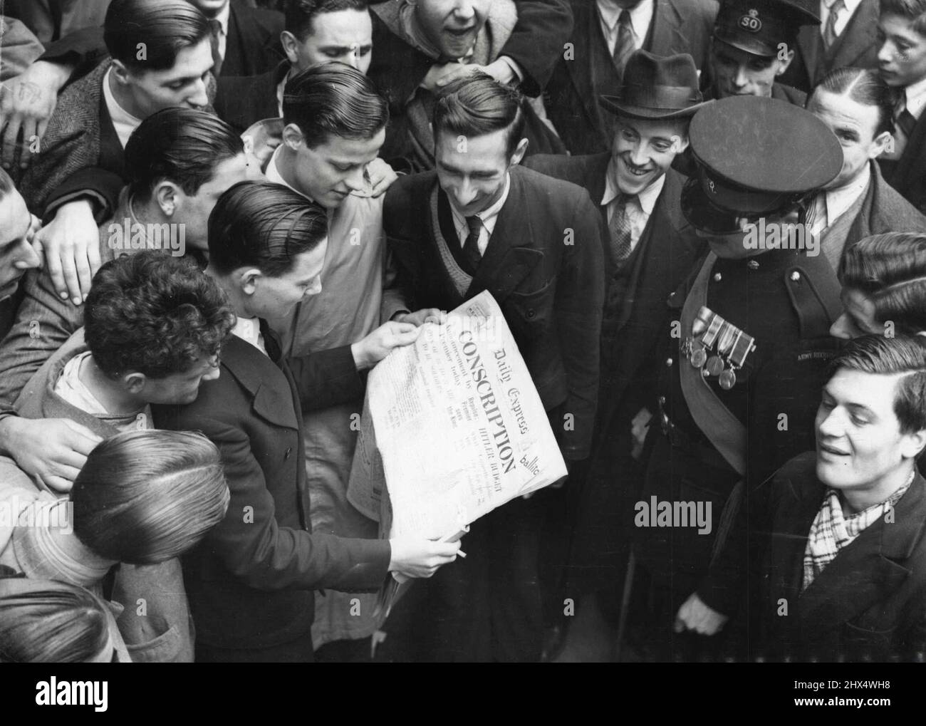 Army conscripts 1939 hi-res stock photography and images - Alamy