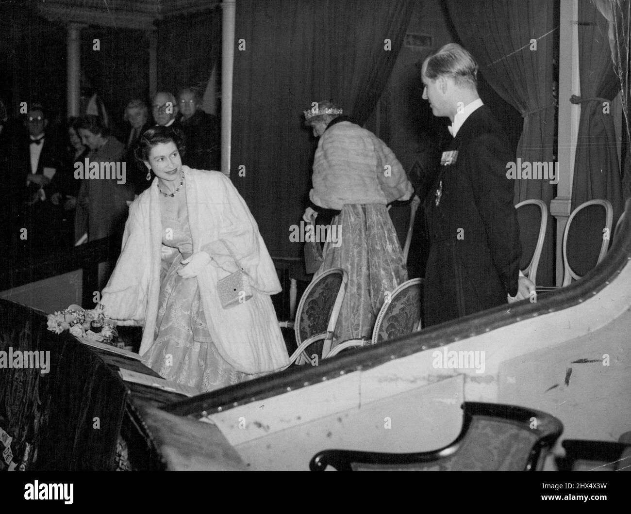 A Smile For The Duke -- The fur-coated Queen Elizabeth the second ...