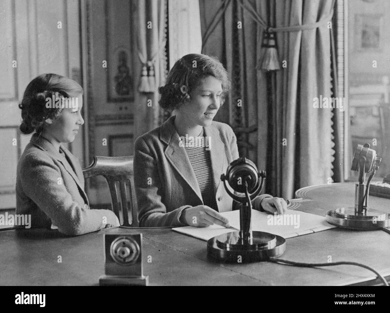 The Royal Princesses At The Microphone : A photograph of the Princesses ...