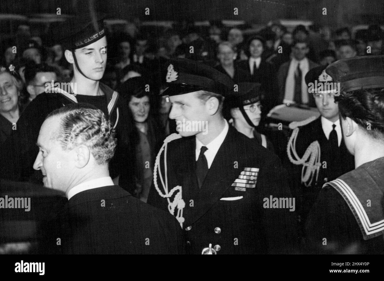 Duke of Edinburgh - Anxious Father To Be - Attends Naval Show -- The ...