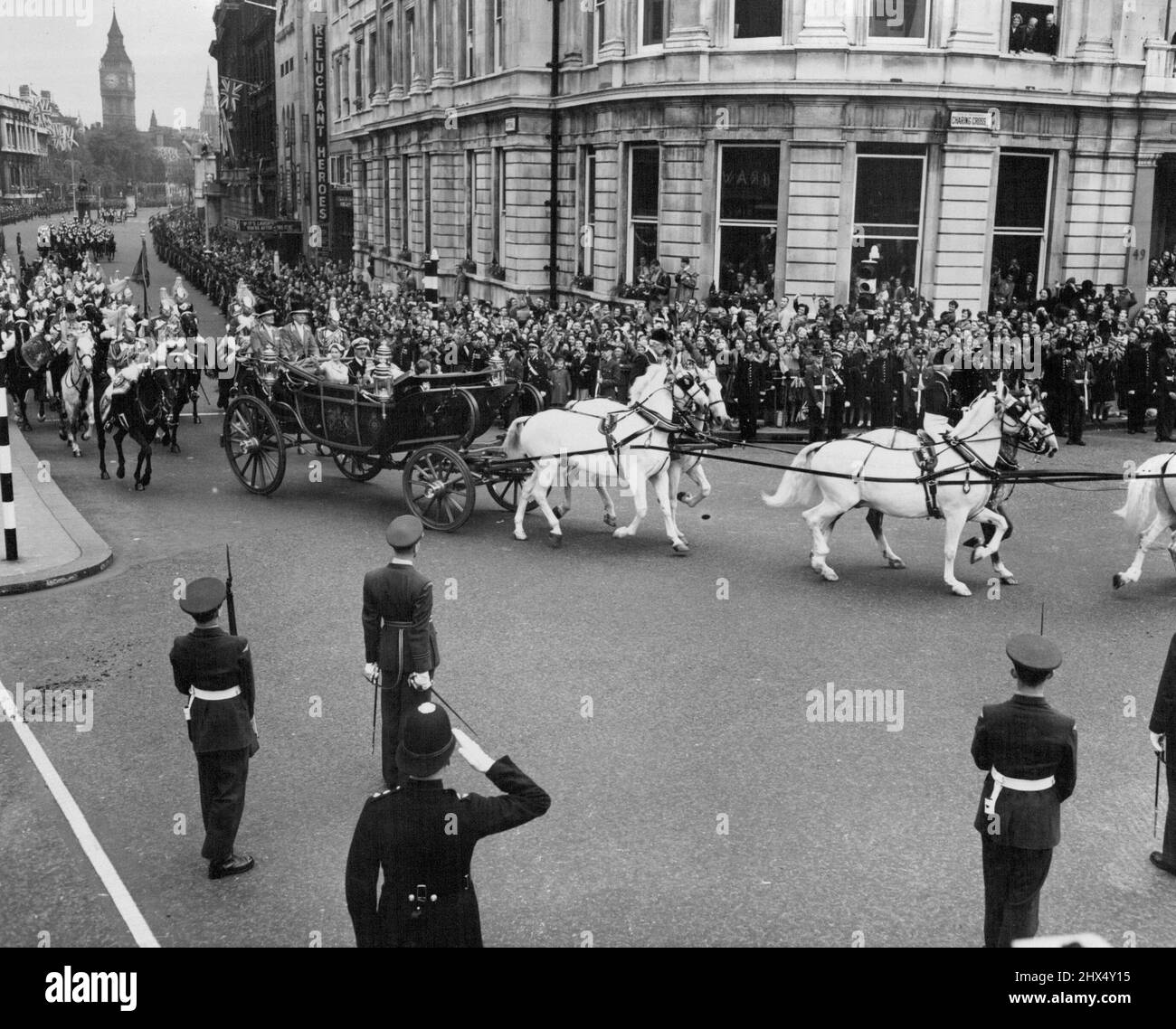 Nearing Home - The Queen and the Duke of Edinburgh with Prince Charles ...