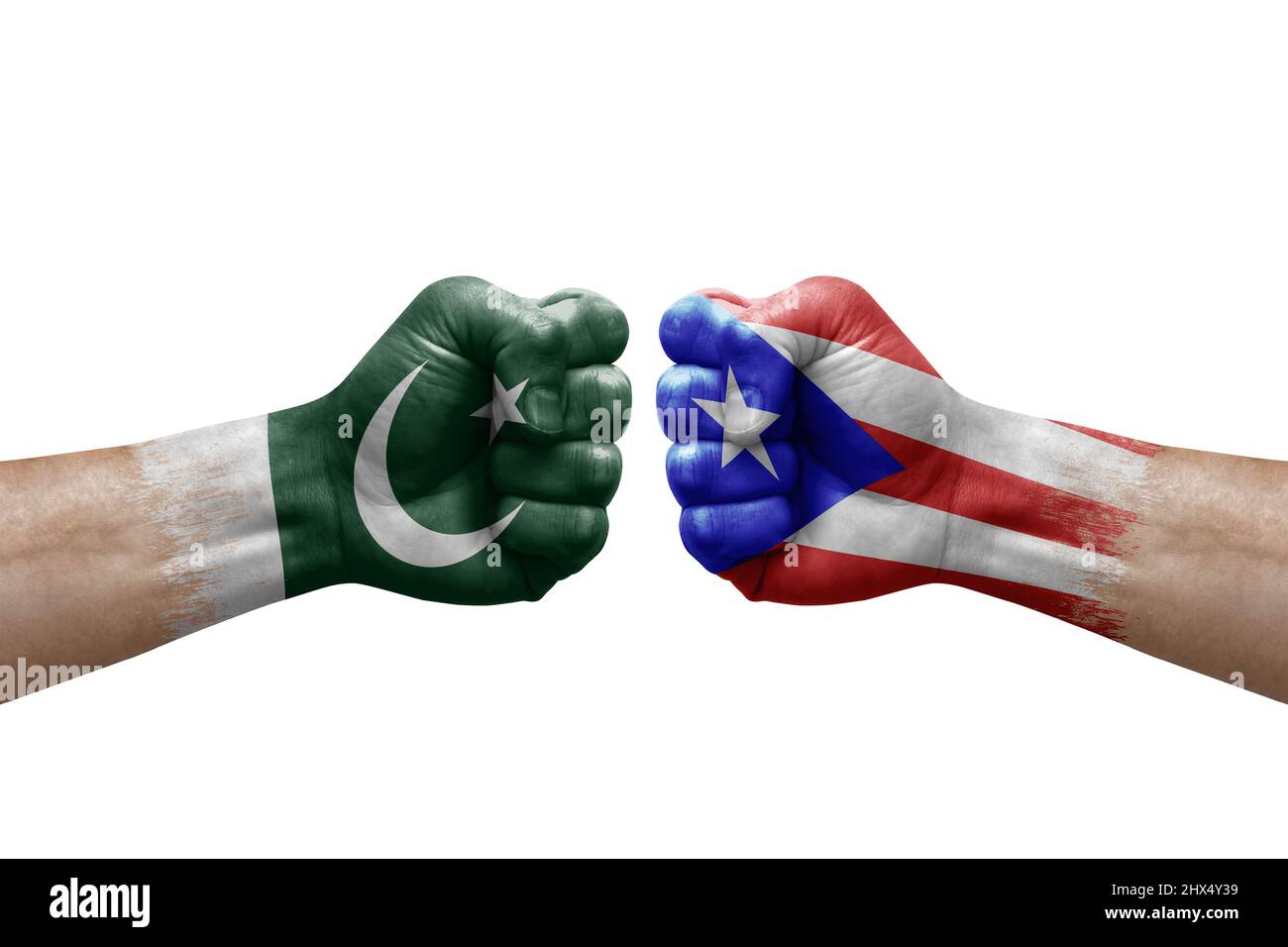 Pakistan puerto rico flag Cut Out Stock Images & Pictures - Alamy