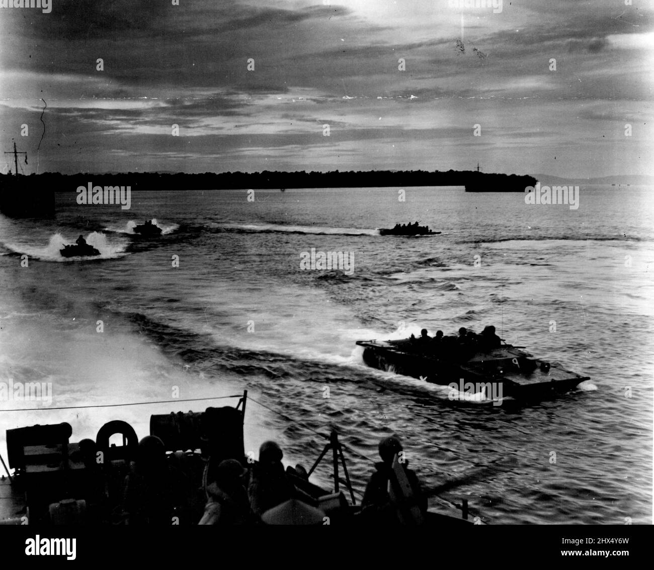 Biak Landing - Various craft of the U.S. Task Force that supported and ...