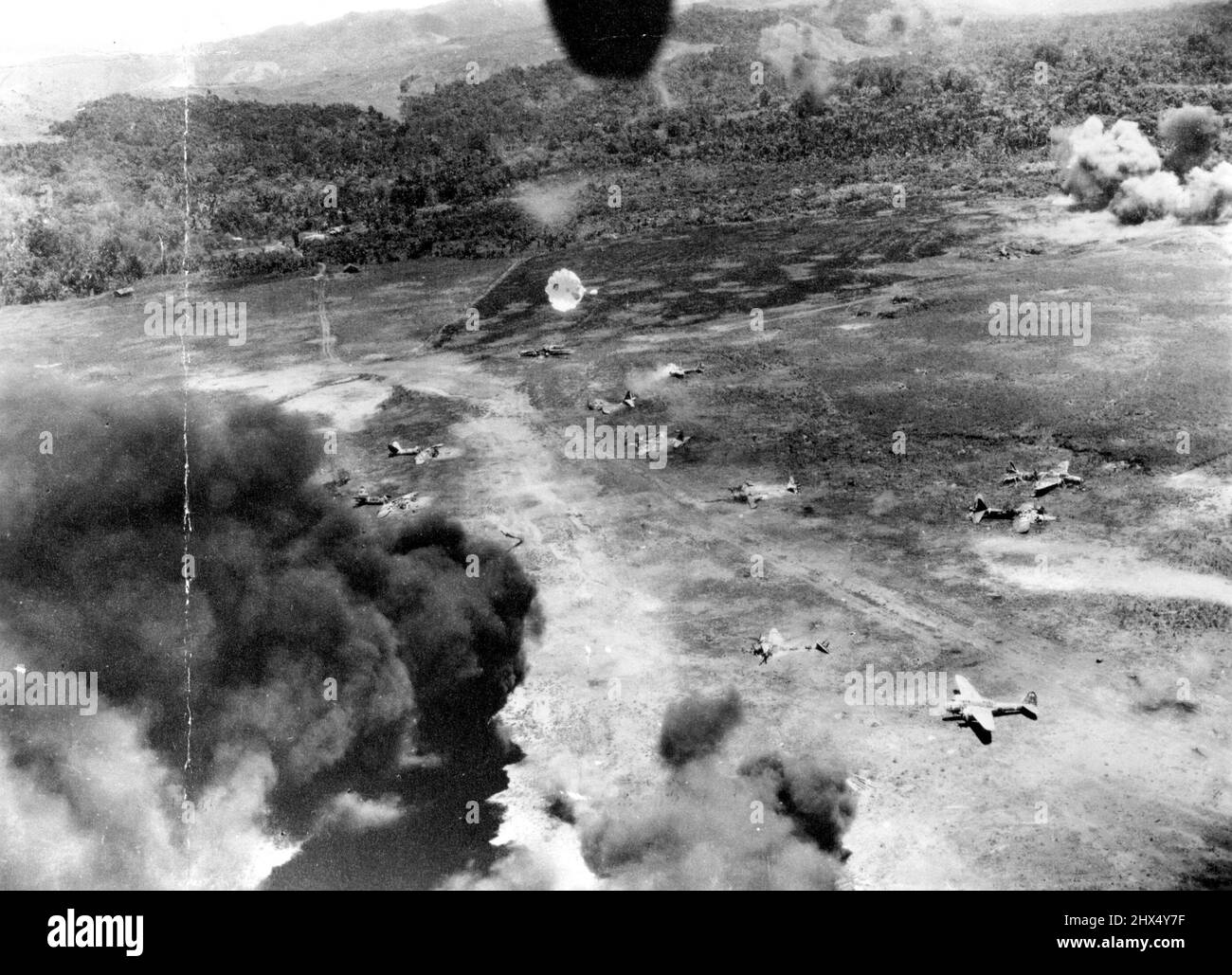 Planes, huge clouds of smoke, and more bombs falling, mark ***** of the ...
