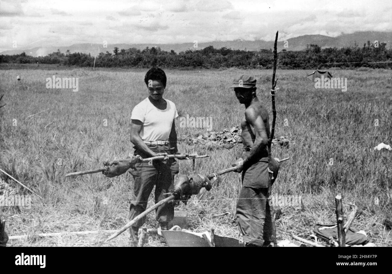 Dutch New Guinea. July 2, 1945. (Photo by Netherlands Indies Government ...