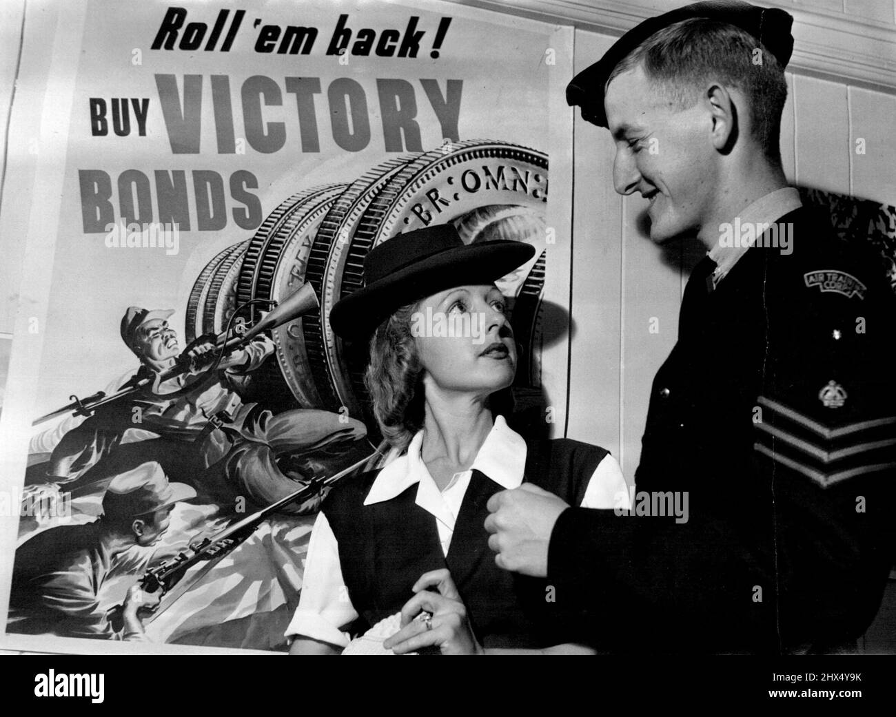 War Loan Appeals - War File. April 24, 1944 Stock Photo - Alamy