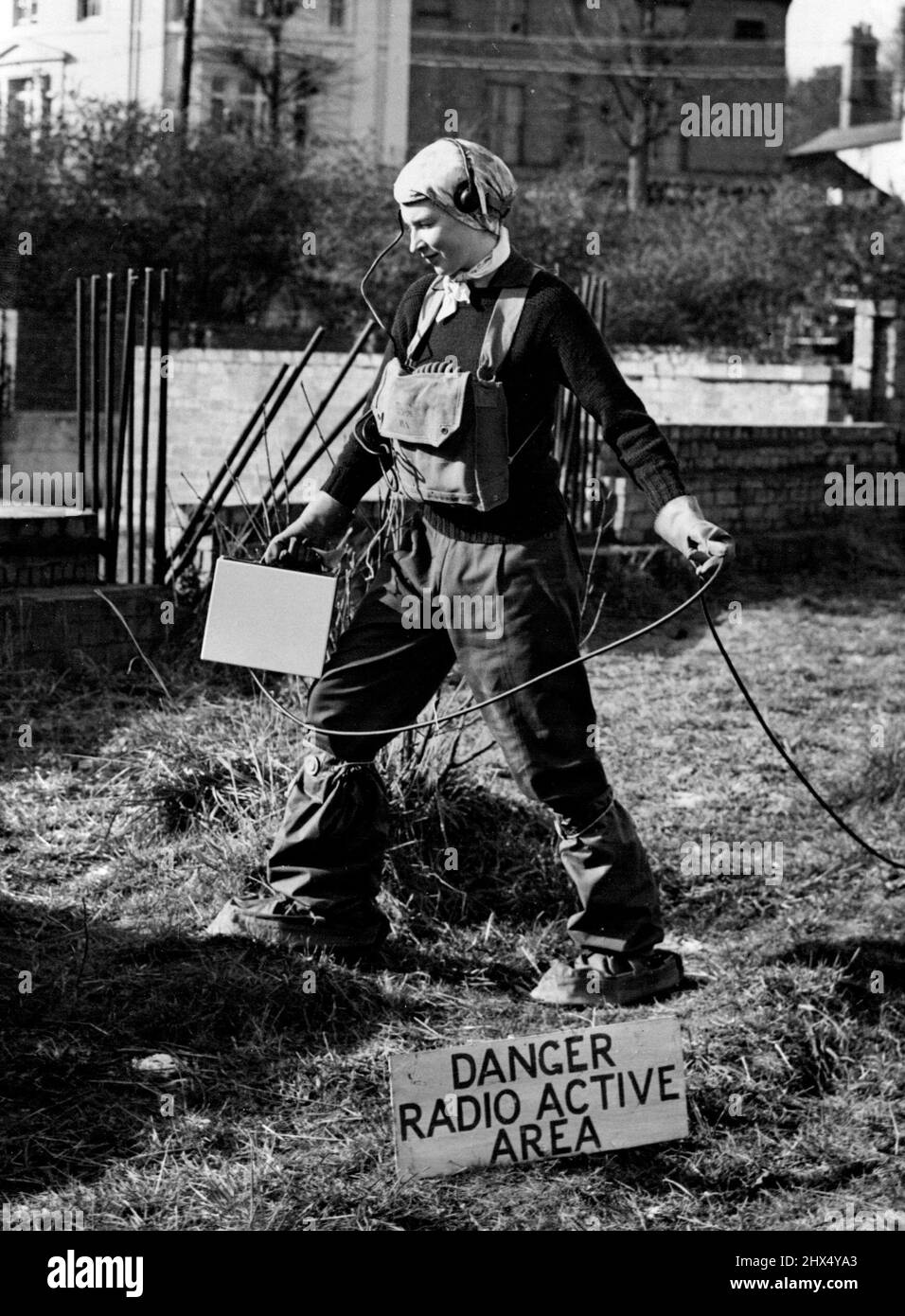 Britain's Women Learn Atom Defence -- Wearing anti-gas boots and ...