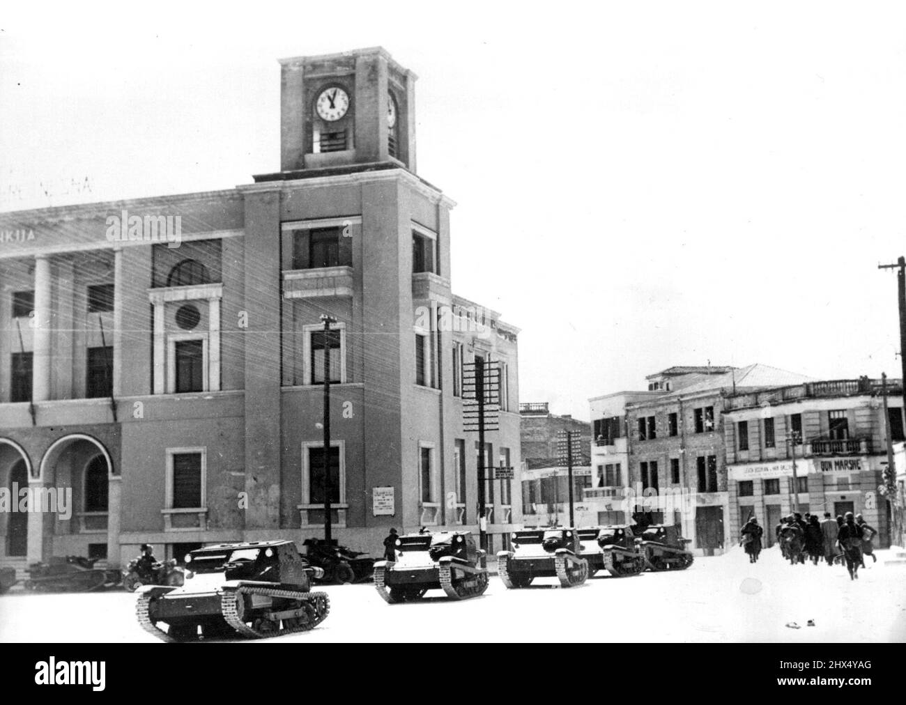 The Italian Occupation of Albania. Pictures must received of Italian ...