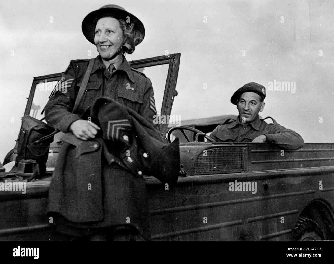 A.T.S. (Auxiliary Territorial Service). October 30, 1944 Stock Photo ...