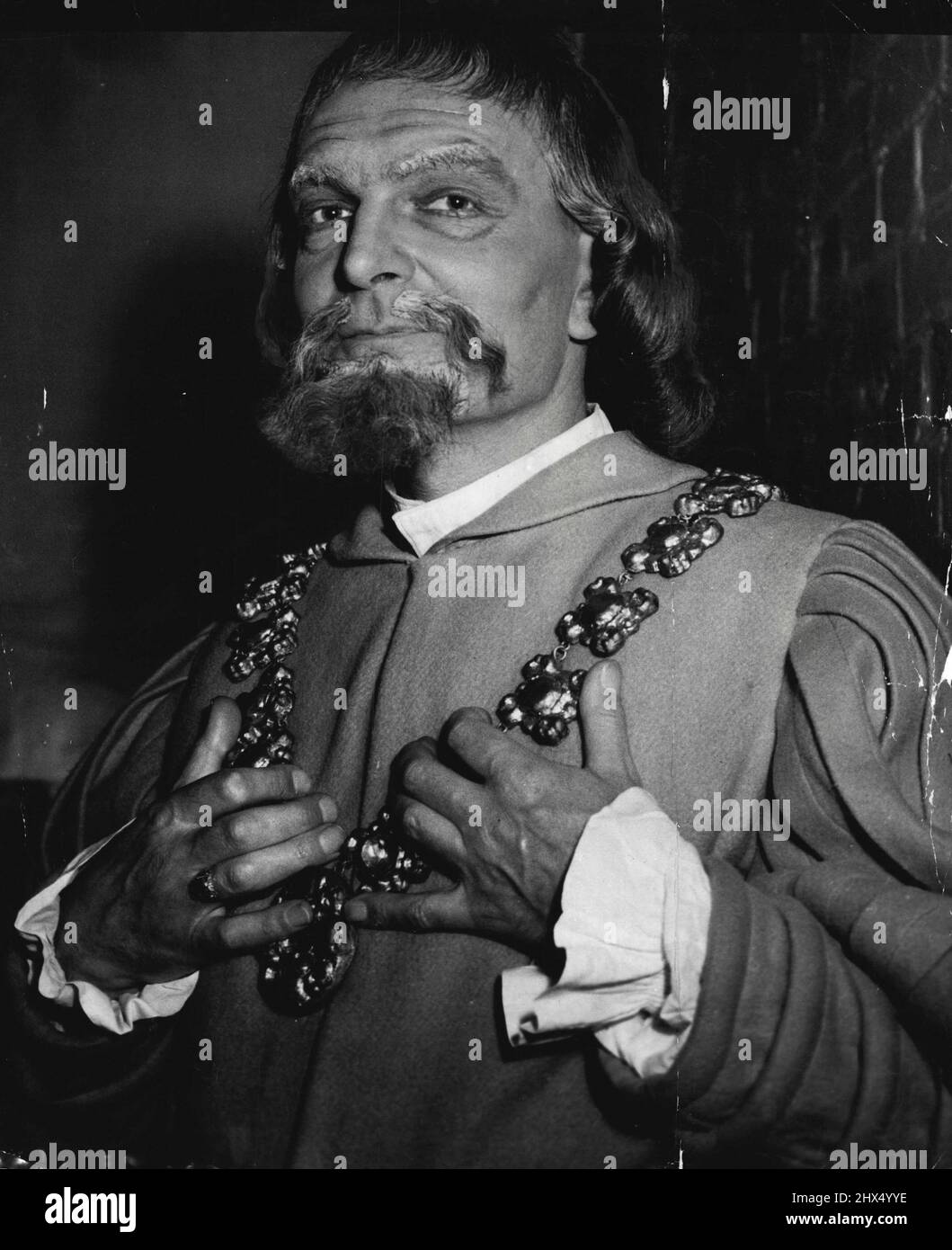 Heavy Gold Chain of office glitters on the chest of Leonato, Governor ...