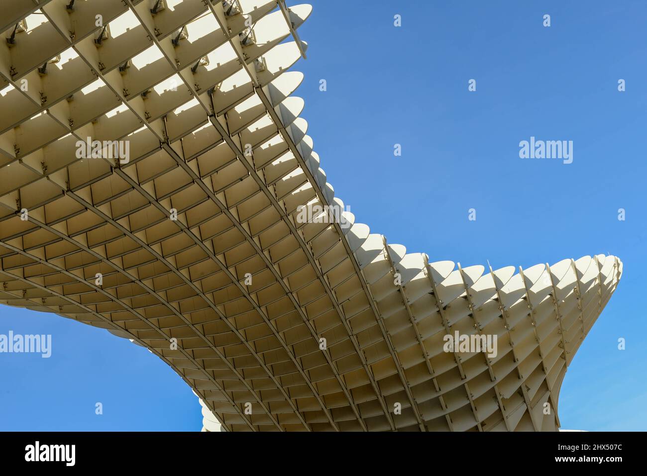 Seville, Spain - 1 January 2021: Metropol parasol building at Seville ...
