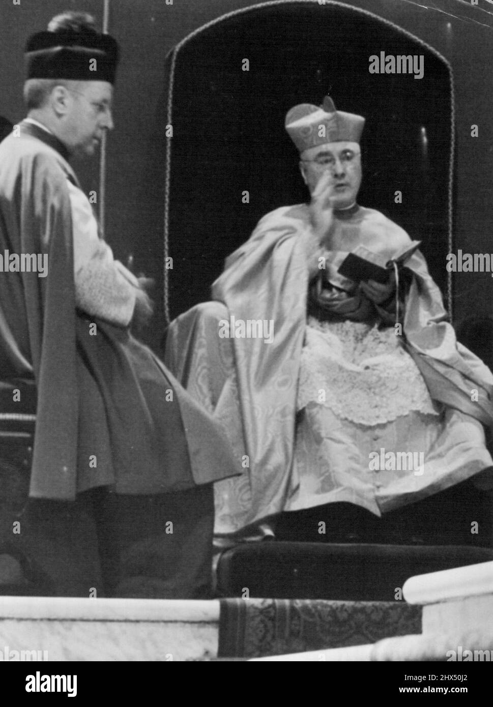 Francis cardinal spellman Black and White Stock Photos & Images - Alamy