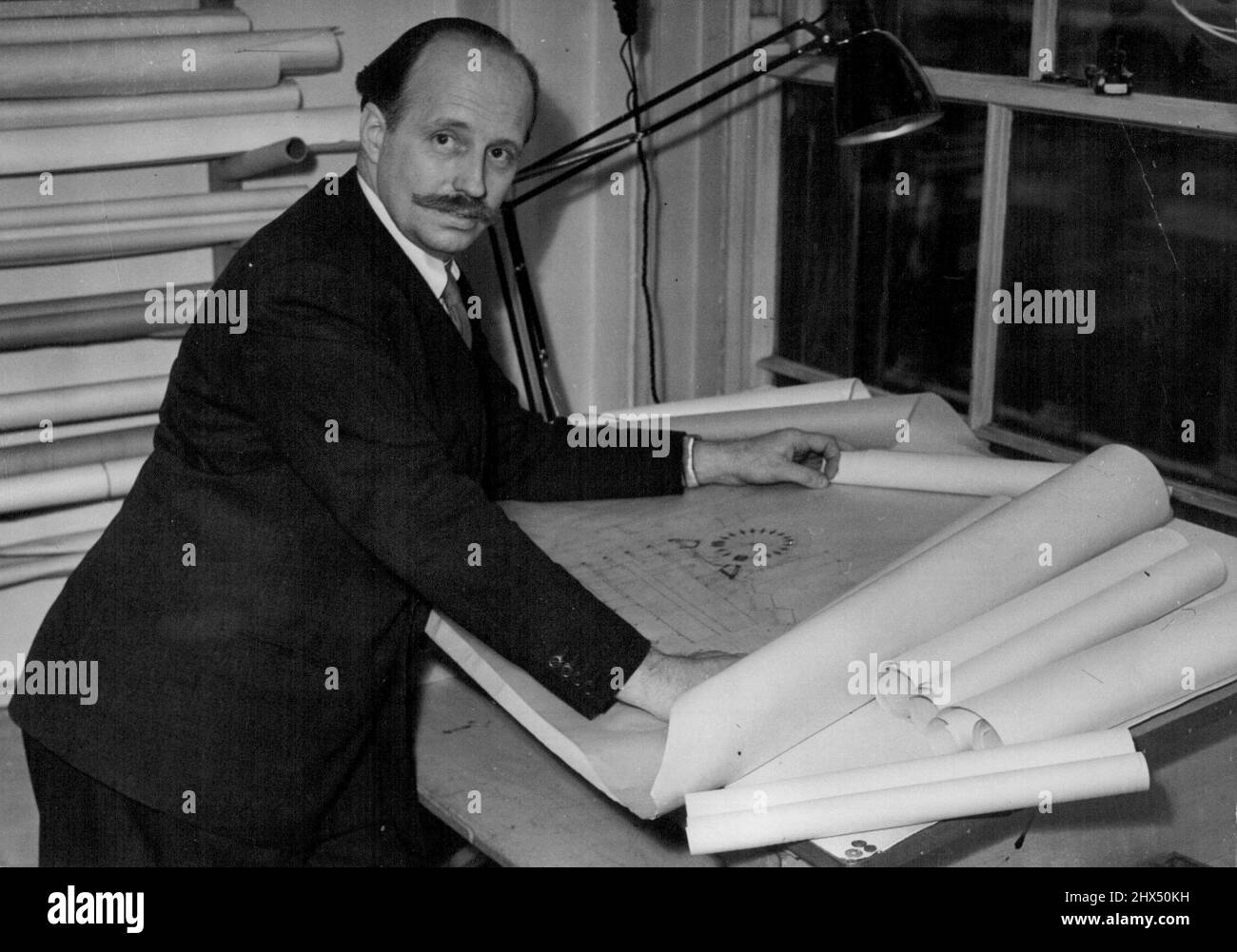 Architect sir basil spence Black and White Stock Photos & Images - Alamy