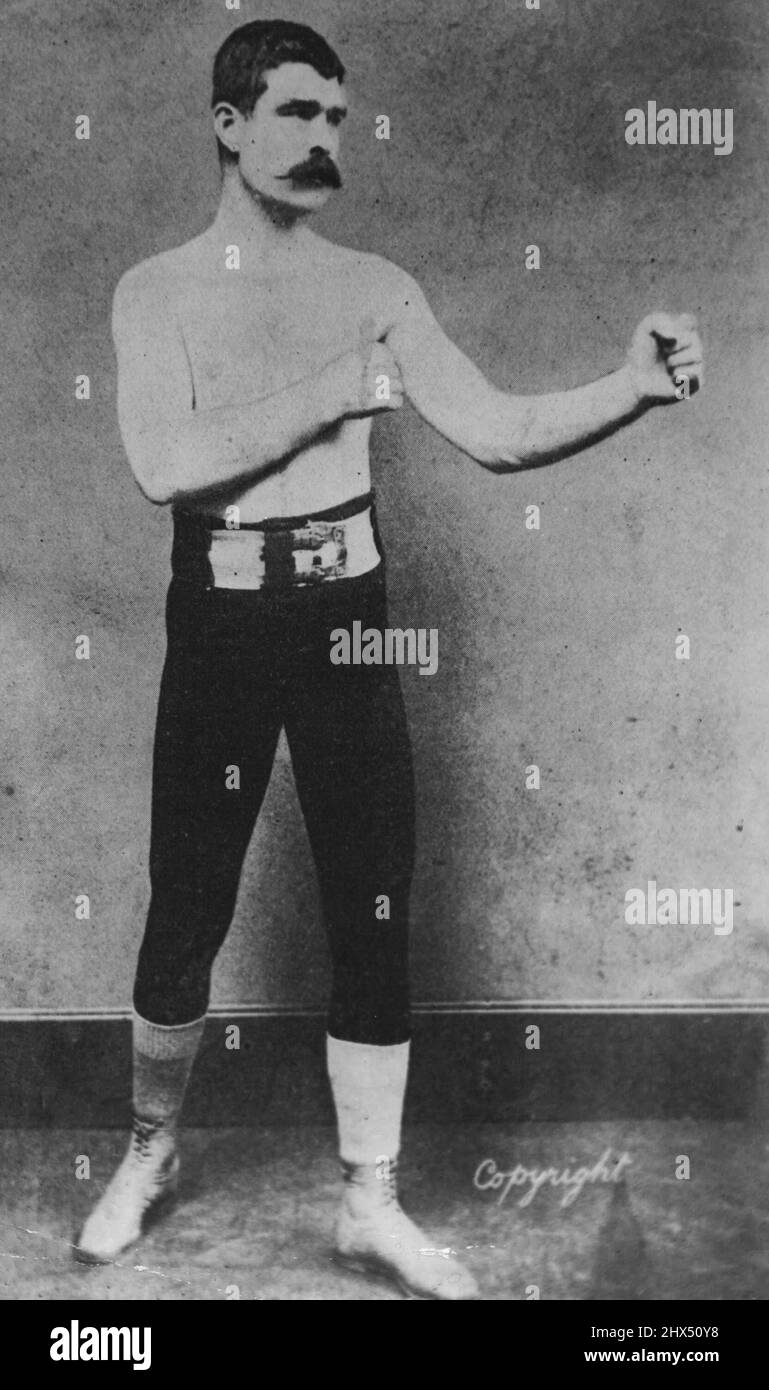 Old Time Boxing. July 13, 1951 Stock Photo - Alamy