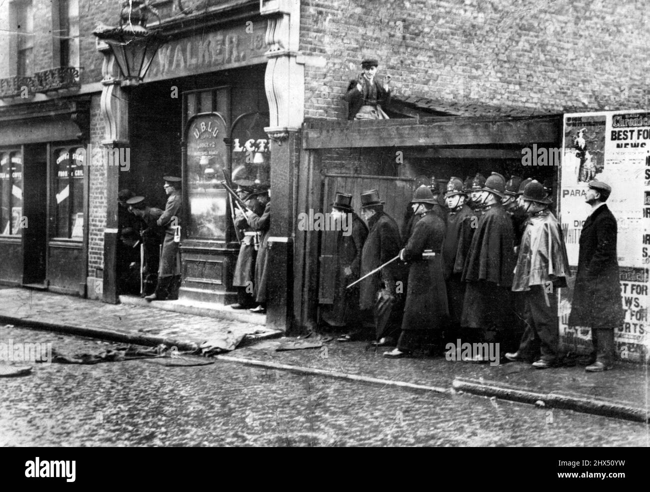 Mr. Winston Churchill - Mr. Winston Churchill during the 'Sidney Street ...