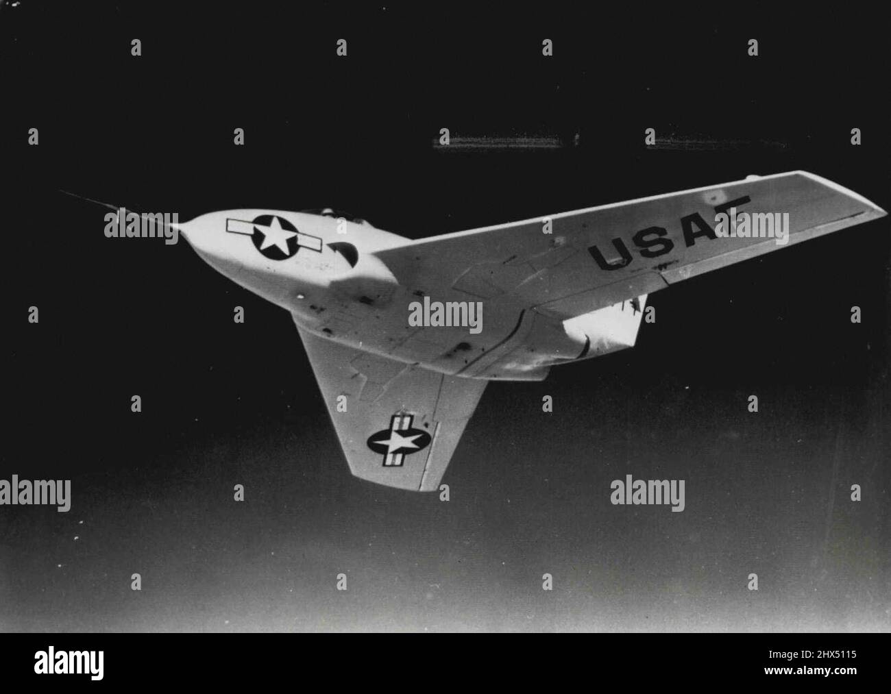 X-4 In Flight -- This is the first flight photo of the Northrop X-4 as ...