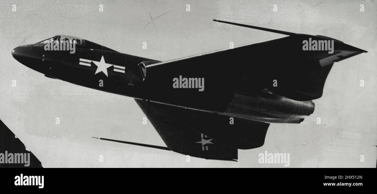 A new Navy twin jet fighter designed for carrier operation, the Chance ...