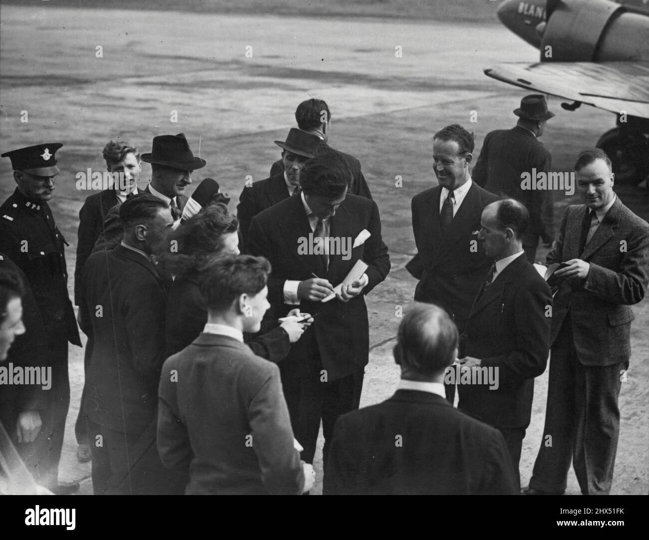 Stewart Grainger. July 30, 1947. (Photo by Associated Photo Services ...