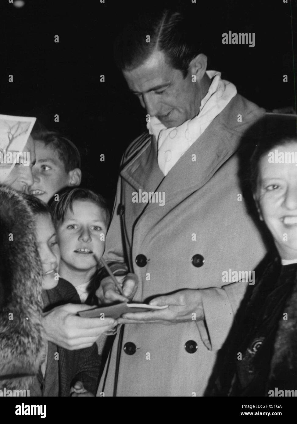 Eureka Stockade Premiere-- Chips Rafferty signing autographs for young ...