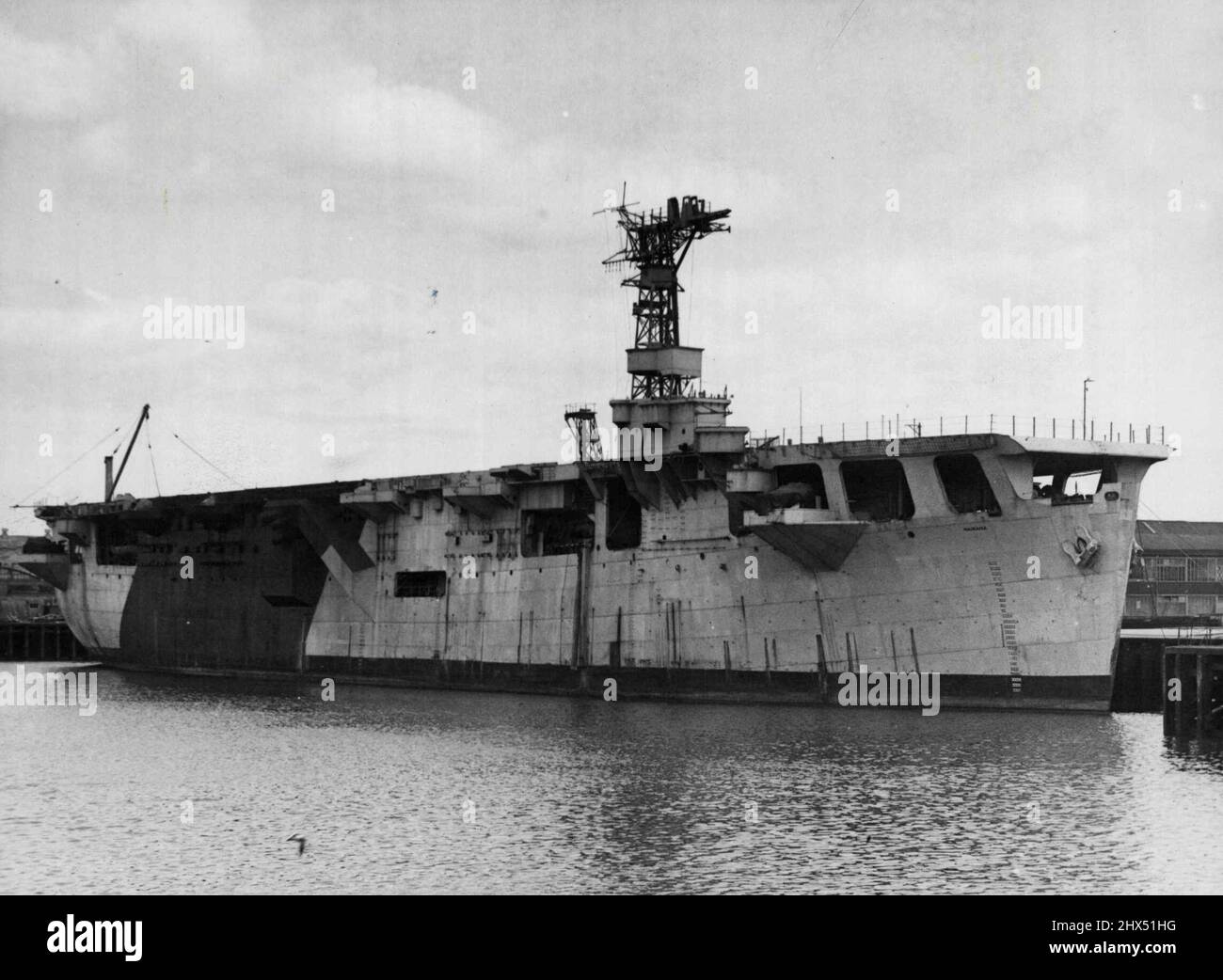 "New Look" For A War Veteran -- The Aircraft Carrier H.M.S. Nairana ...