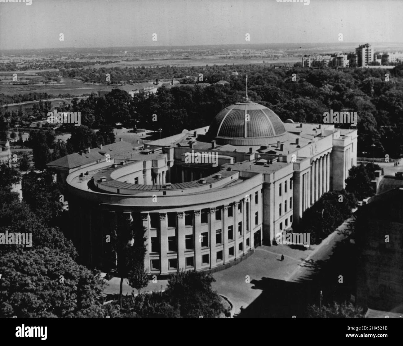 In Soviet Ukraine -- Building of the Supreme Soviet, Kiev, Soviet ...