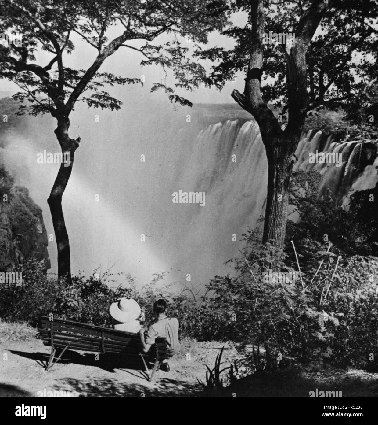 Victoria Falls, N. Rhodesia. In full spate. June 15, 1950. (Photo by ...