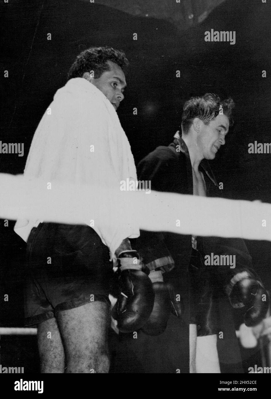 Sands Outclassed by American -- Dave Sands (left) and Tommy Yarosz ...