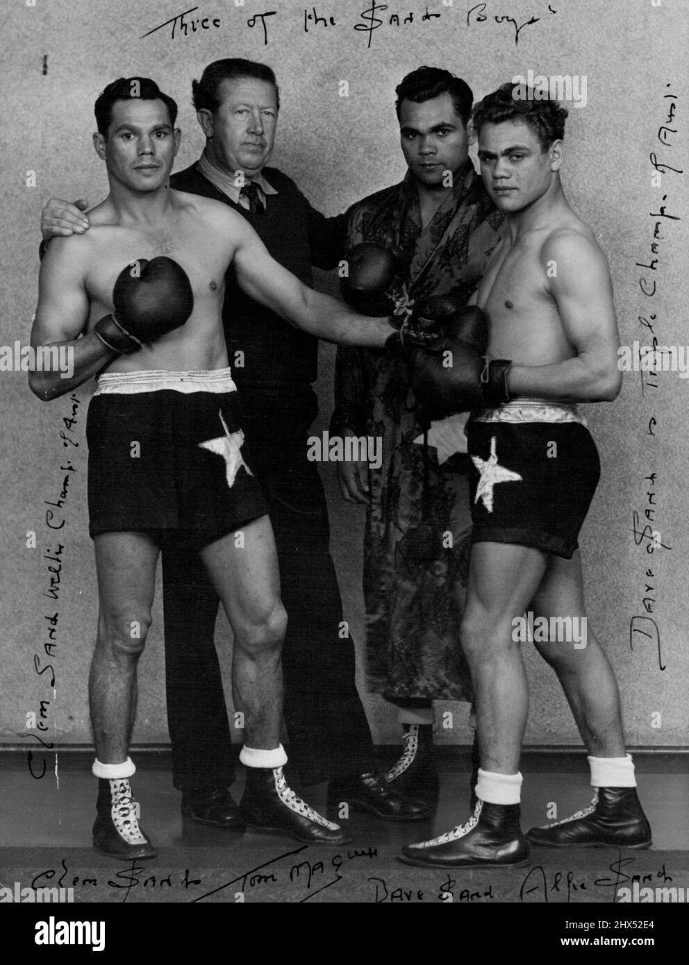 Sands Bros. October 8, 1947. (Photo by Rayberne Studio Stock Photo - Alamy