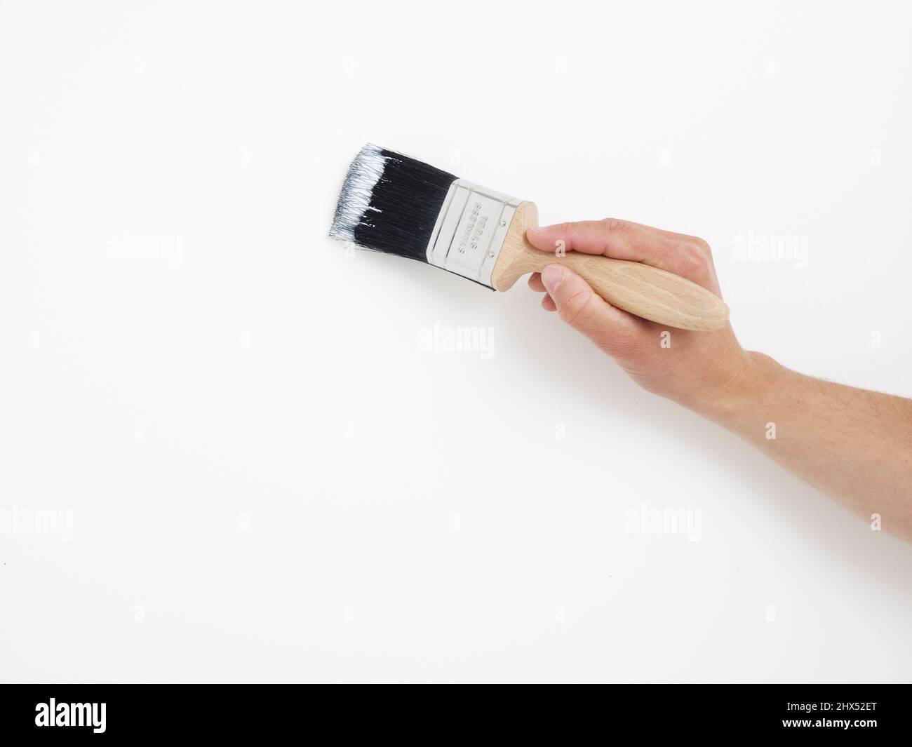 Preparing surface for tiling Stock Photo - Alamy