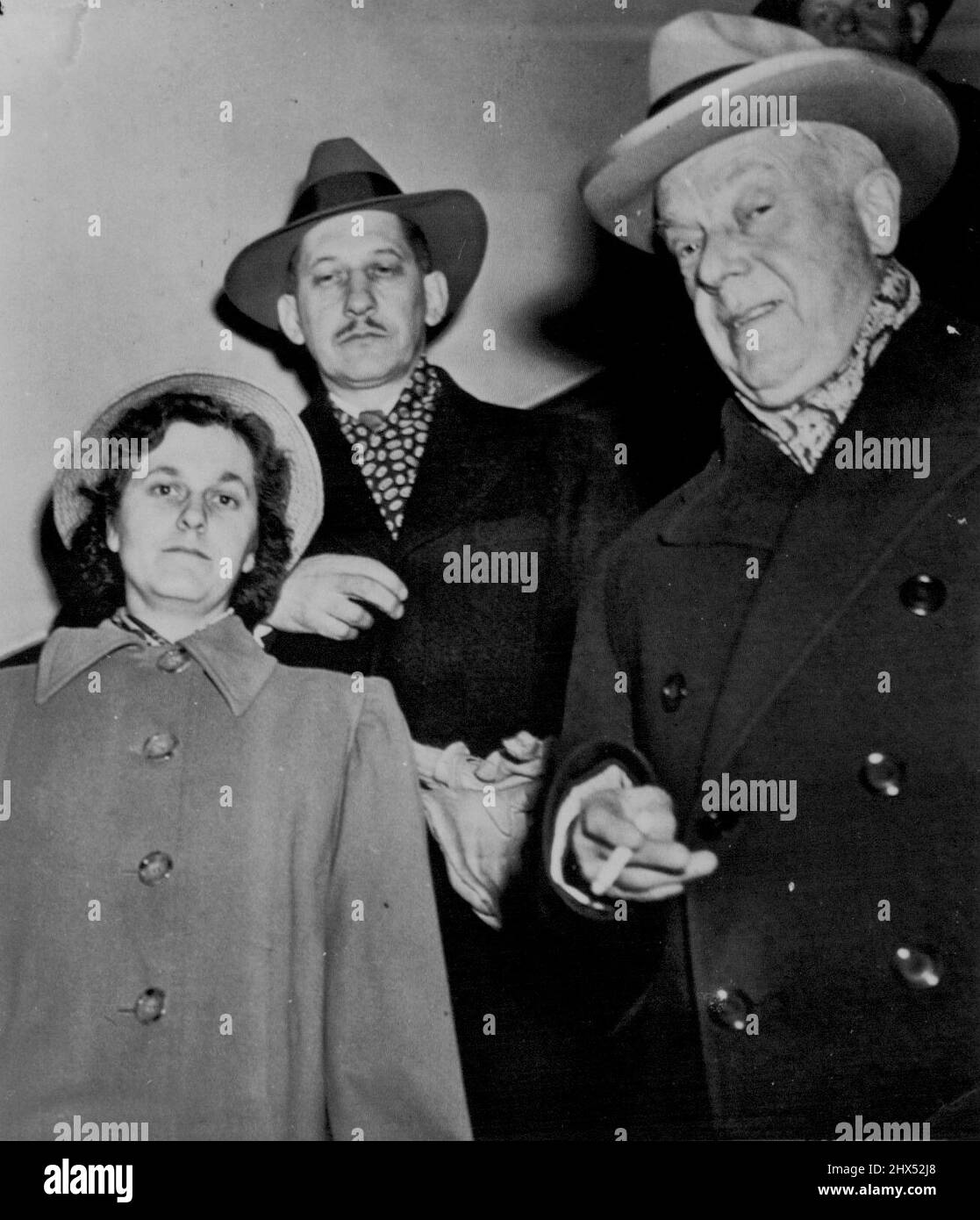 First Day of Trial Ends - Dr. Hermann N. Sander, 41, (center) leaves ...