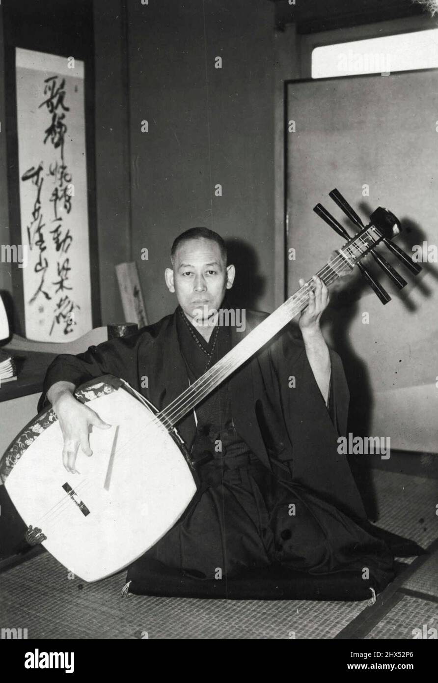Mr. Matsumoto, inventor and his newly made ***** samisen.The three ...