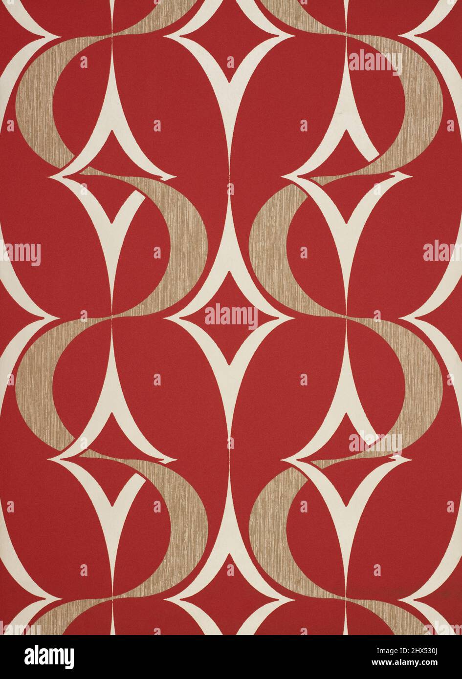 Red, white and beige swirl pattern wallpaper Stock Photo - Alamy