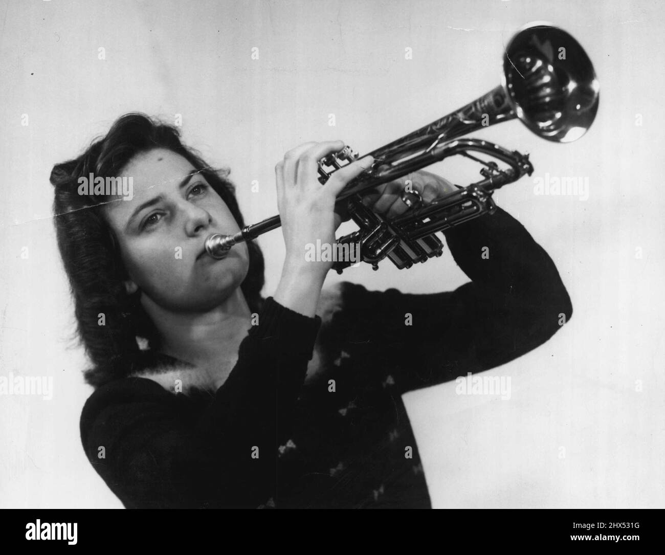 Trumpet. July 07, 1949 Stock Photo - Alamy