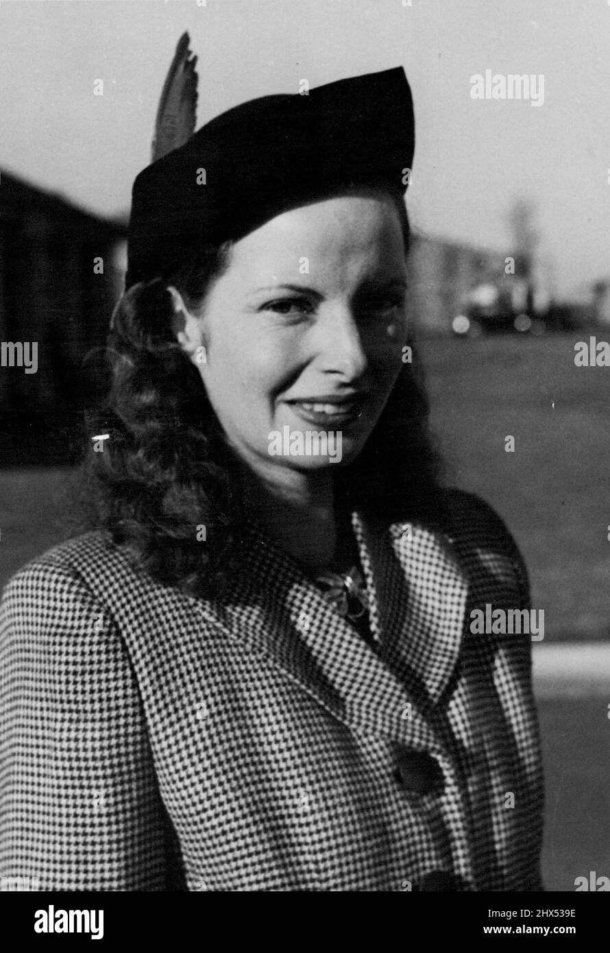 Charming wife of the German tenor, Mrs. Schock, who acts as secretary ...