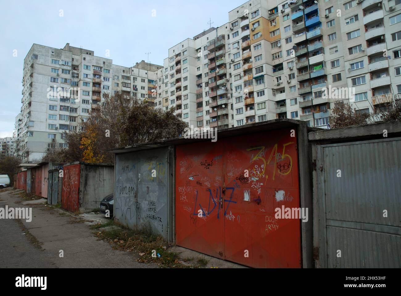 High Rise Accommodation, Lyulin Suburb, Sofia, Bulgaria Stock Photo - Alamy