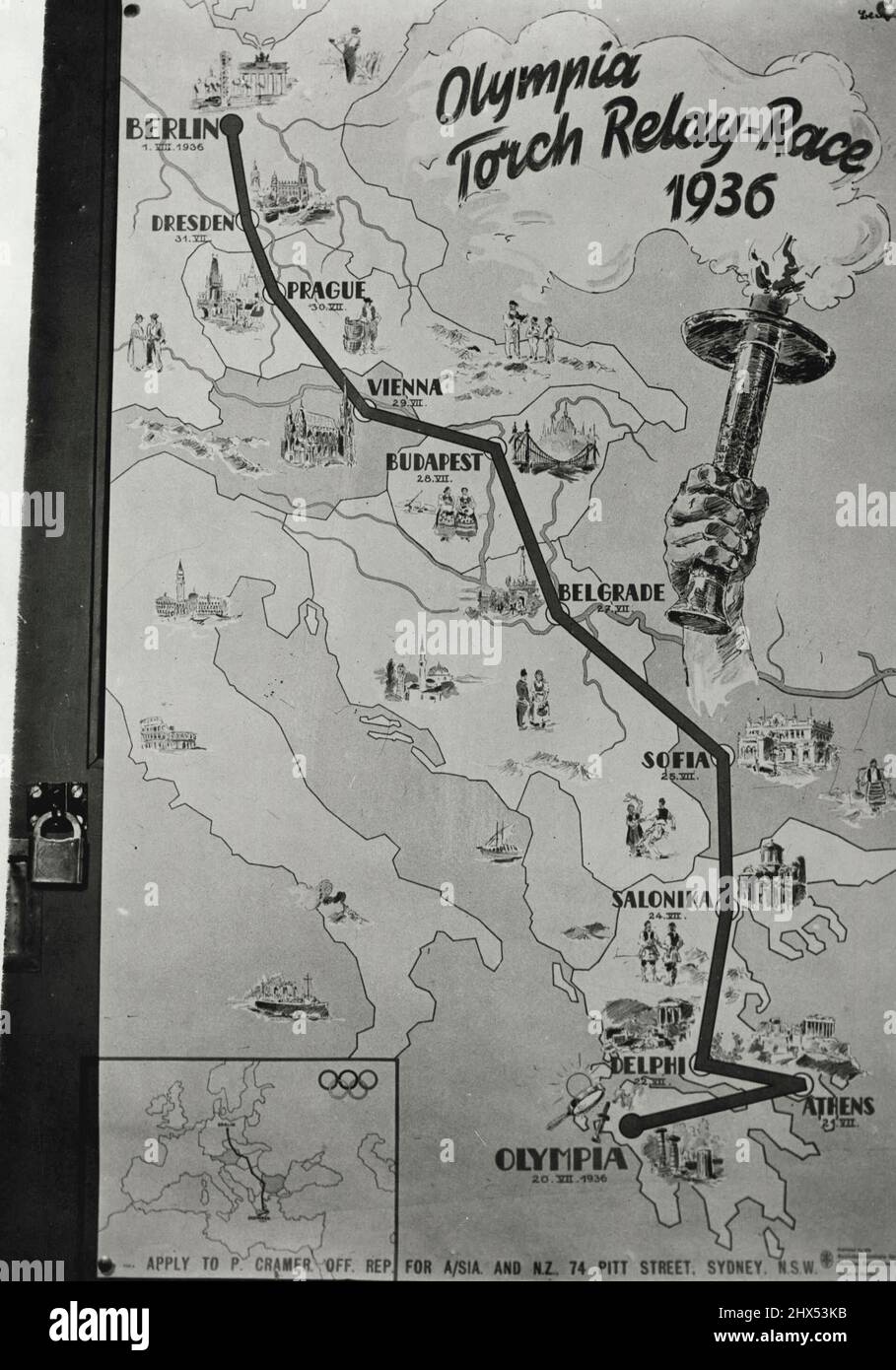 Retro map of berlin hi-res stock photography and images - Alamy