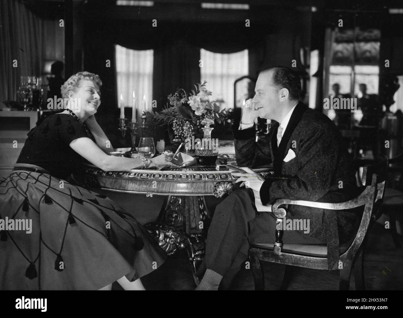 Digby Morton And Ann Seymour At Home -- Digby Morton, the London ...