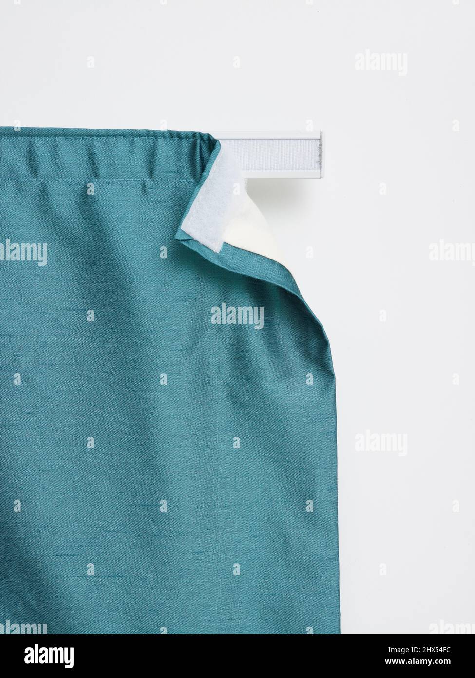 Making a Roman blind, preparing the blind for mounting, pressing the ...