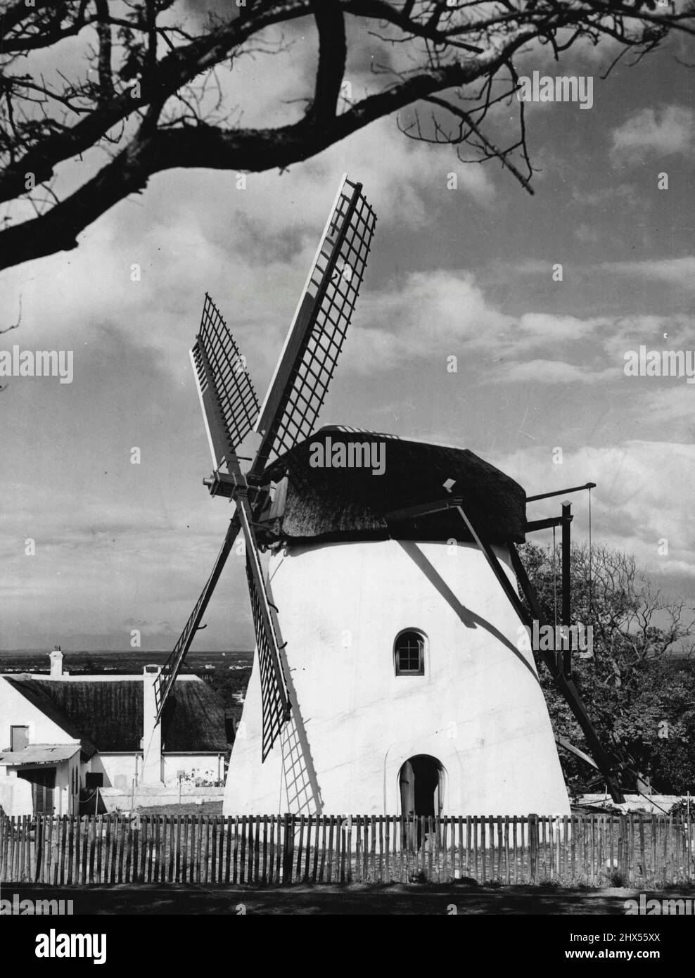 Windmill (1780) recently restored. May 01, 1948 Stock Photo - Alamy