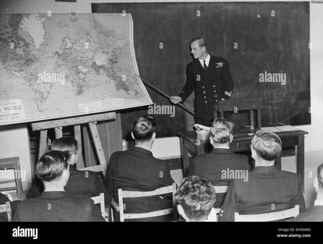 Lieut. Mountbatten's Day: On And Off Duty -- Lieut. Philip Mountbatten ...