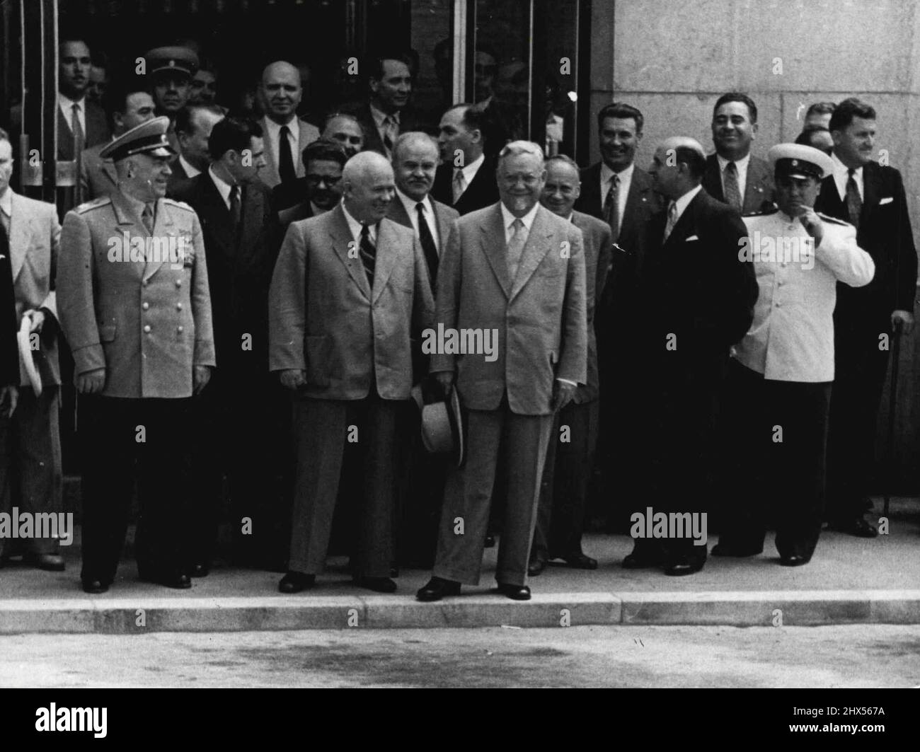 "Summit" Talks Open In Geneva - The Russian delegation waiting for ...