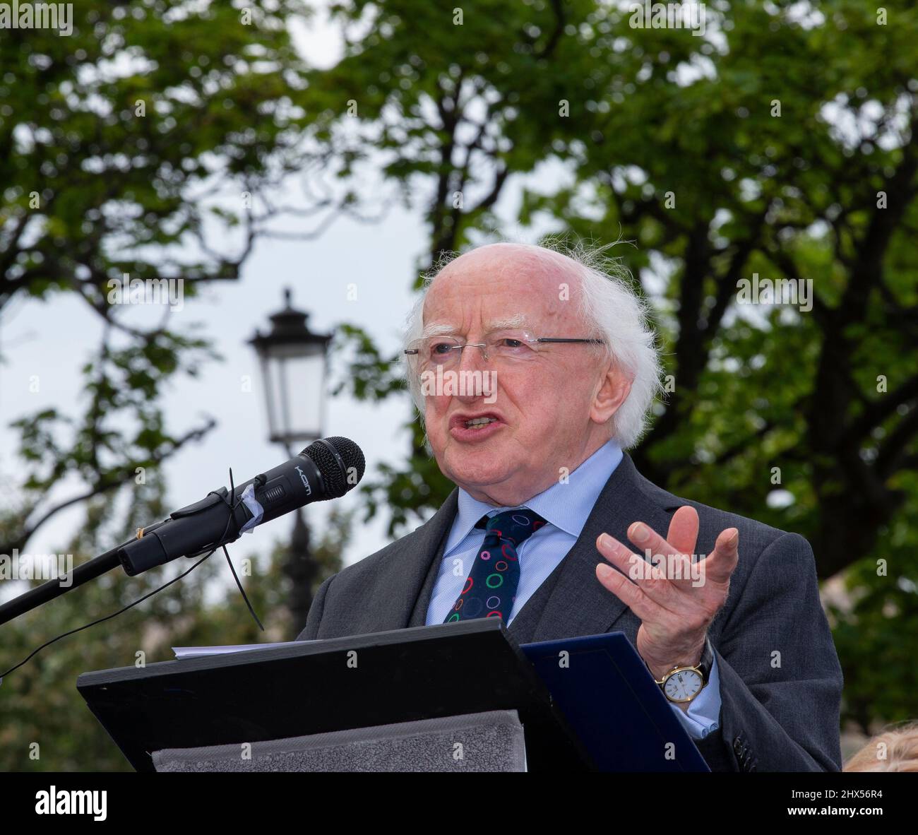 michael d higgins Stock Photo - Alamy