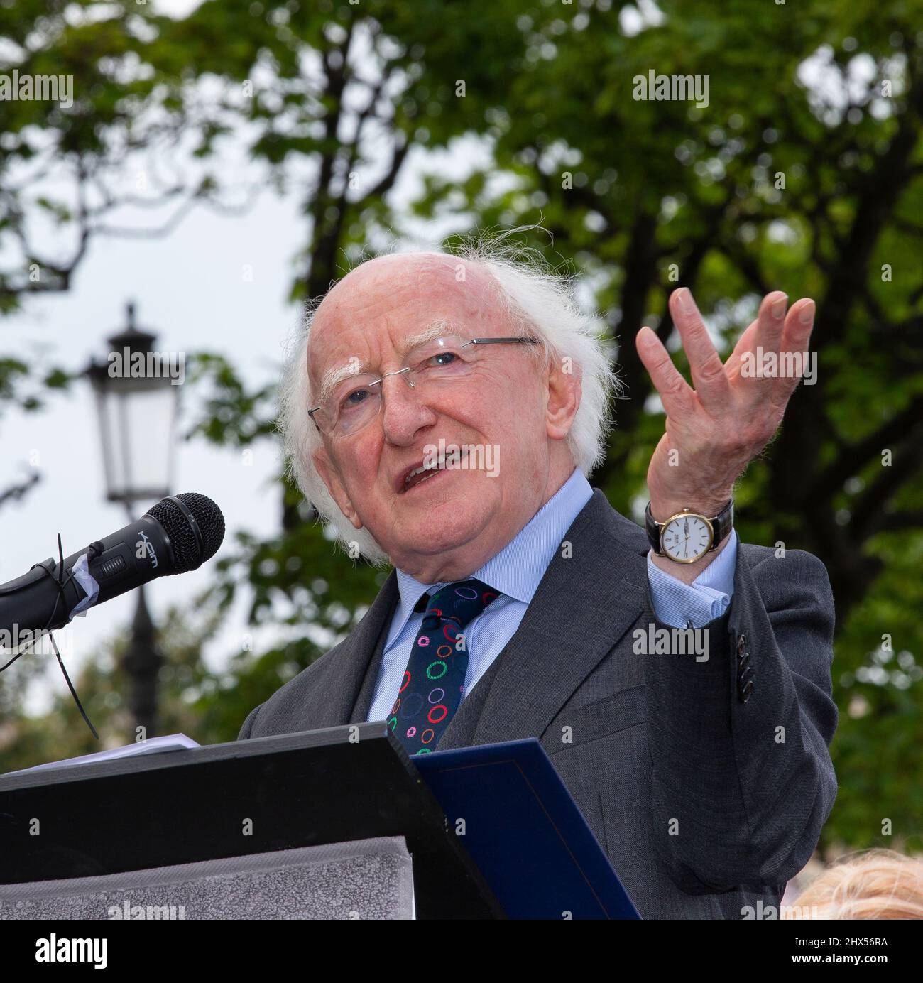 michael d higgins Stock Photo - Alamy