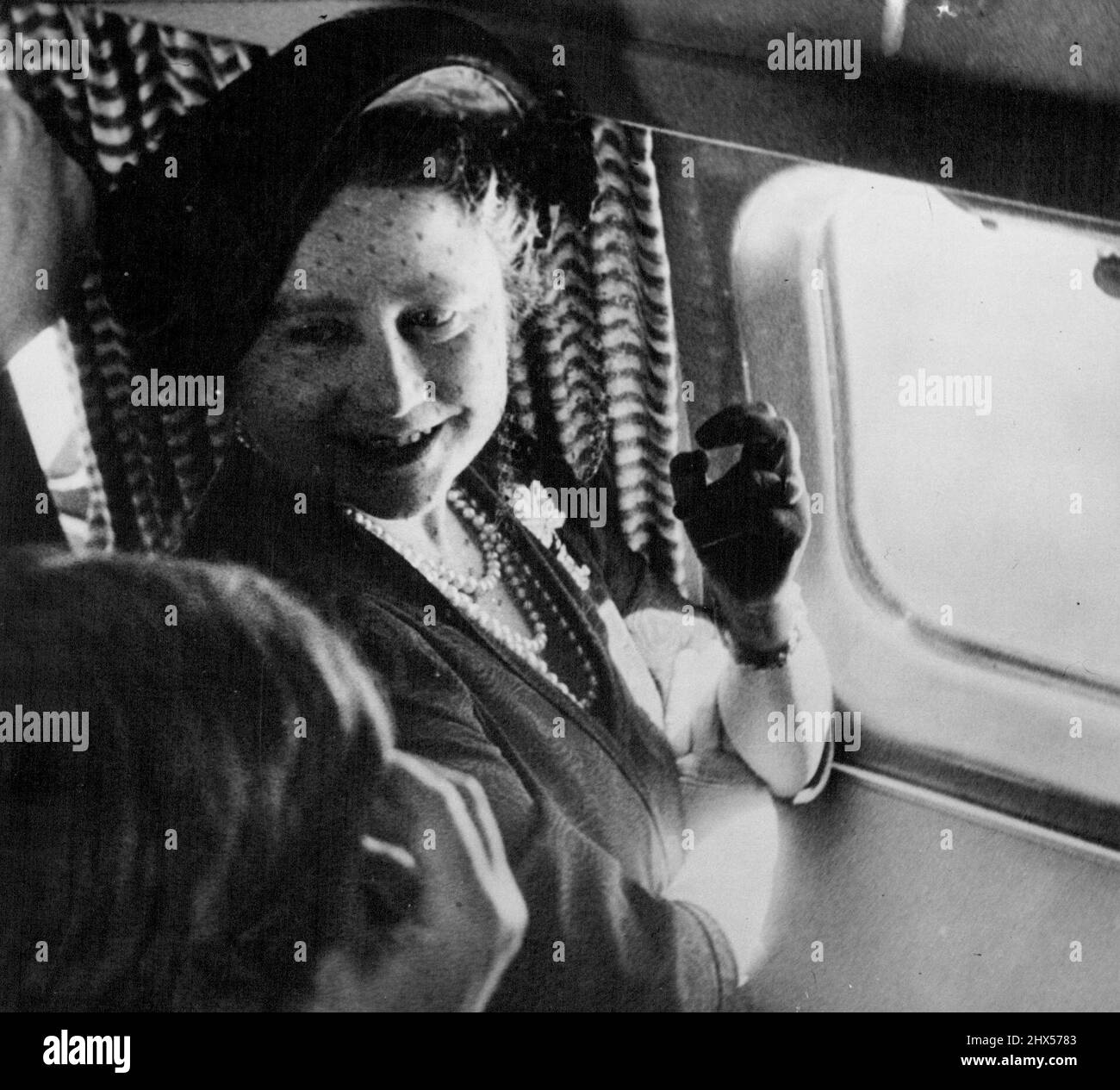 Queen Mother Flies Eight Miles Up In Comet -- The Queen Mother ...