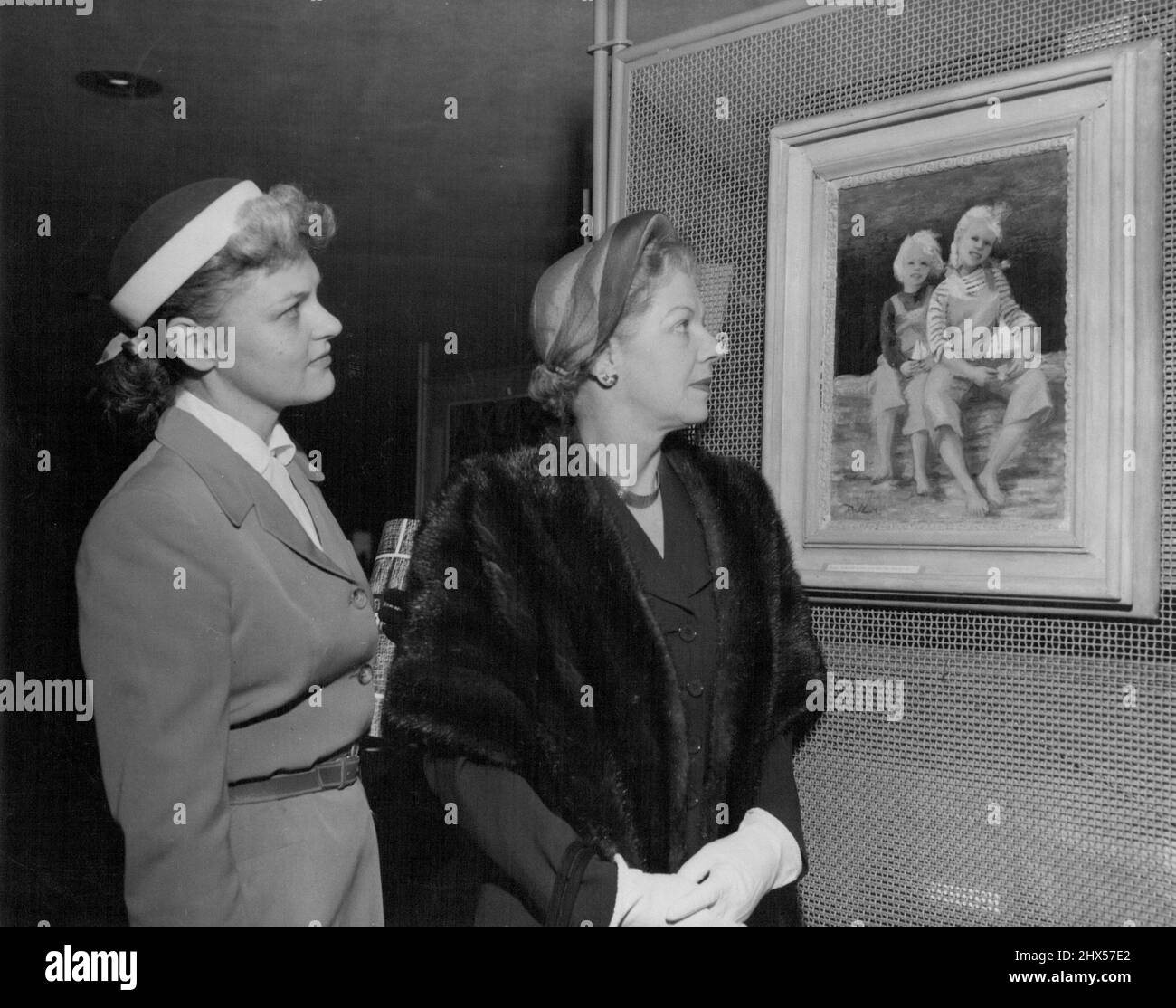 Lady Spender, wife of Sir Percy Spender, Australian Ambassador to the ...