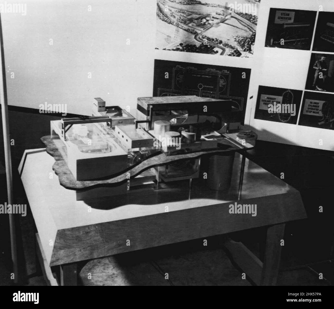 Atom Showpiece -- This is one of the ten scaled model reactors for the ...